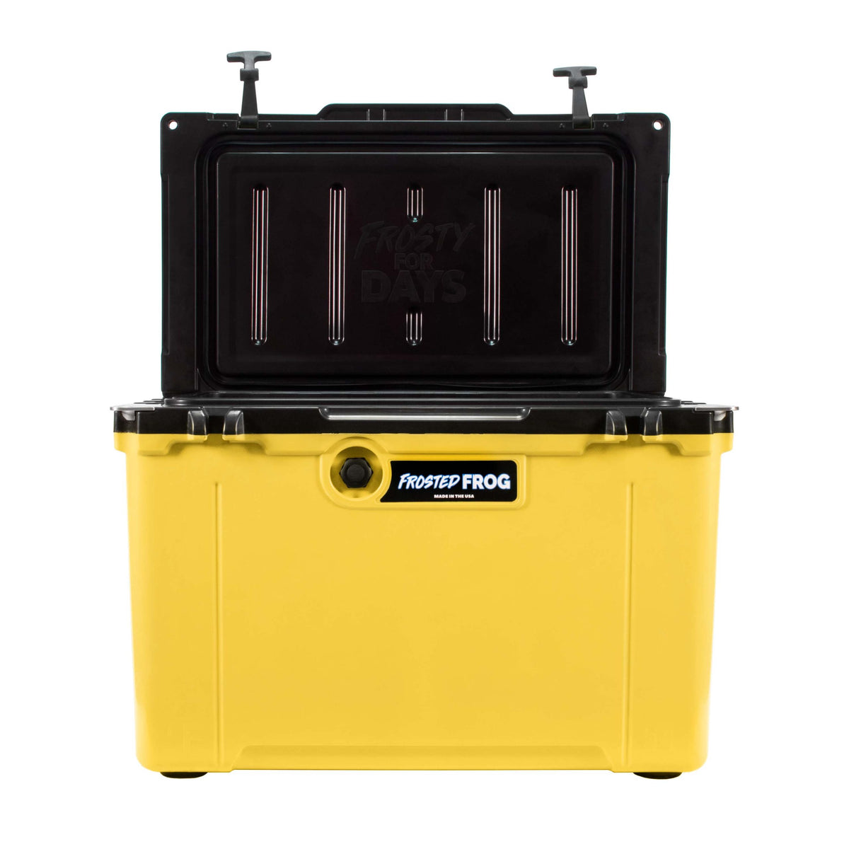 Frosted Frog USA MADE 54 QT Cooler Hyper-Light – Yellow and Black Cool ...