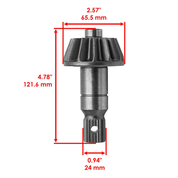 Caltric Front Differential Ring & Pinion For Polaris RZR RS1, RZR Turb ...