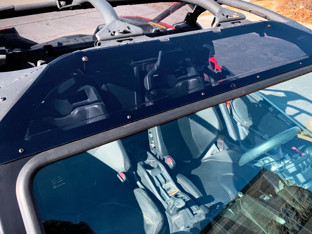 VENTED FULL GLASS WINDSHIELD FOR CAN AM MAVERICK X3 By Moto Armor – Pro ...