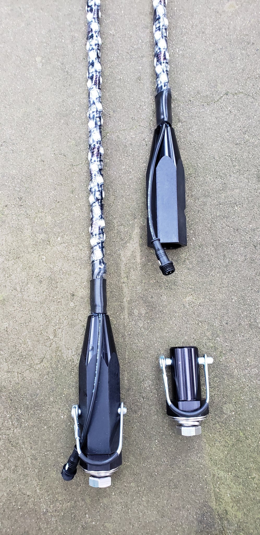 Sick-Stick Black VooDoo whip with hardwire cable* – Pro UTV Parts