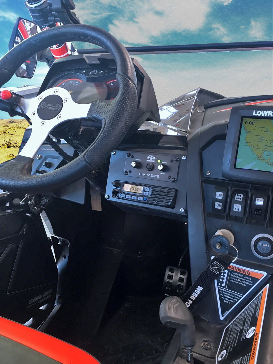 Can-Am Maverick ICOM Bracket (Radio & Intercom) by PCI Race Radios ...